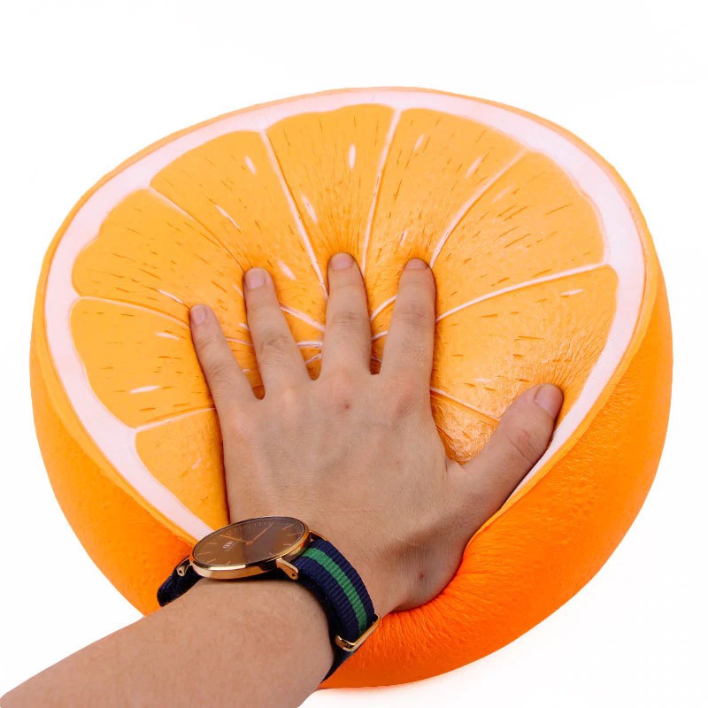 Jual 25cm Super Giant Orange Jumbo Squishy Slow Rising Soft Squeeze ...