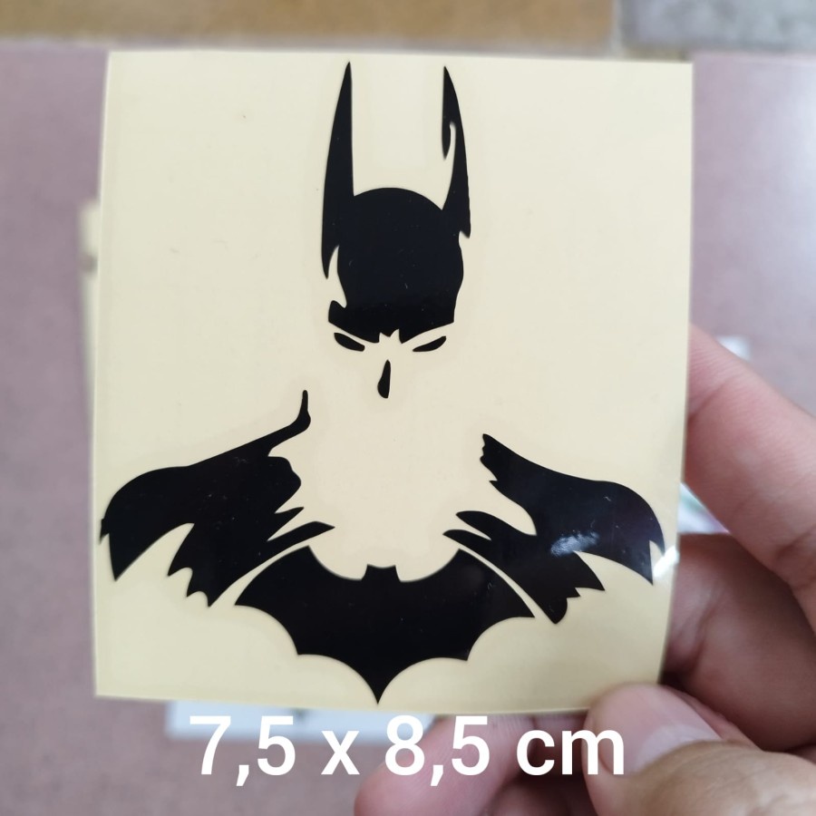 Jual Stiker sticker cutting siluet BATMAN dinding visor helm motor ...