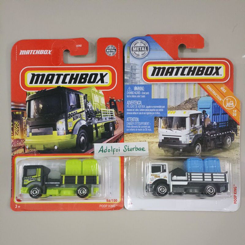 Jual matchbox poop king mbx construction premier harvester drop pick up ...