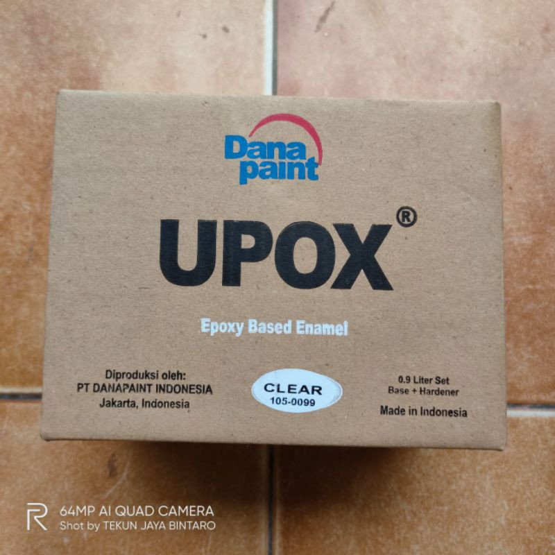 Jual CAT LANTAI UPOX DANAPAINT 1LTR 1 SET INCLUDE HARDENER / FLOOR ...