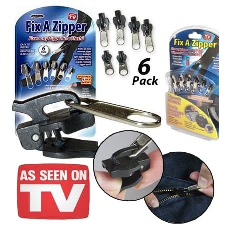 Jual Fix A Zipper Replacement Repair Kit 6 in 1 Resleting Rusak Jahit ...