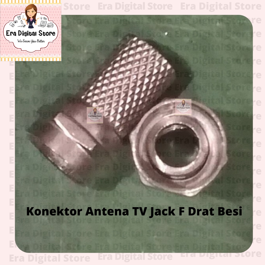 Jual Konektor Antena TV Jack F Drat Besi | Shopee Indonesia