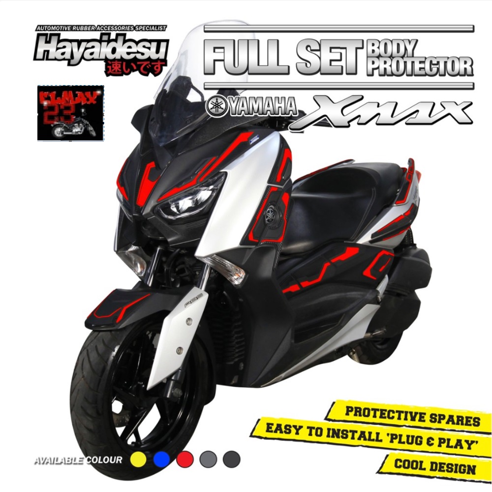 Jual Yamaha XMAX 2017-2022 Full Set Cover Body Protector Motor ...