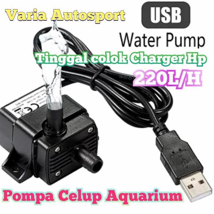 Jual Pompa Air Celup USB M1 Mini Brushless 5V Submersible Pump EKSLUSIF ...