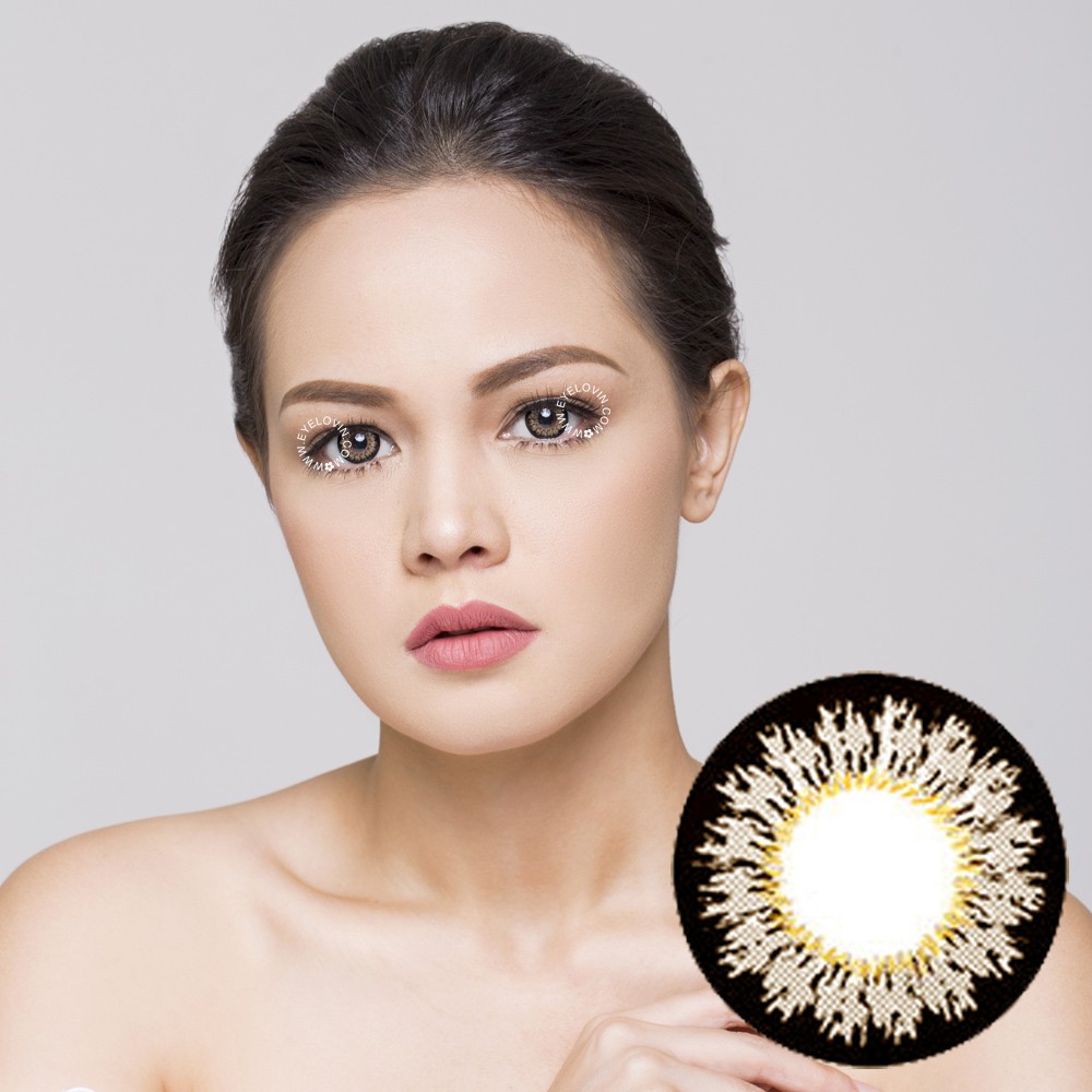 Jual SOFLEN EYELOVIN EOS MIMI - NORMAL EYE - BROWN | Shopee Indonesia