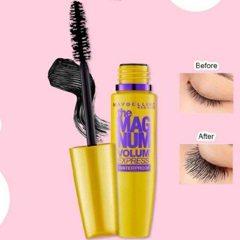 Jual [READY] MASKARA MAYBELLINE MAGNUM MASKARA / HYPERCURL MASCARA ...