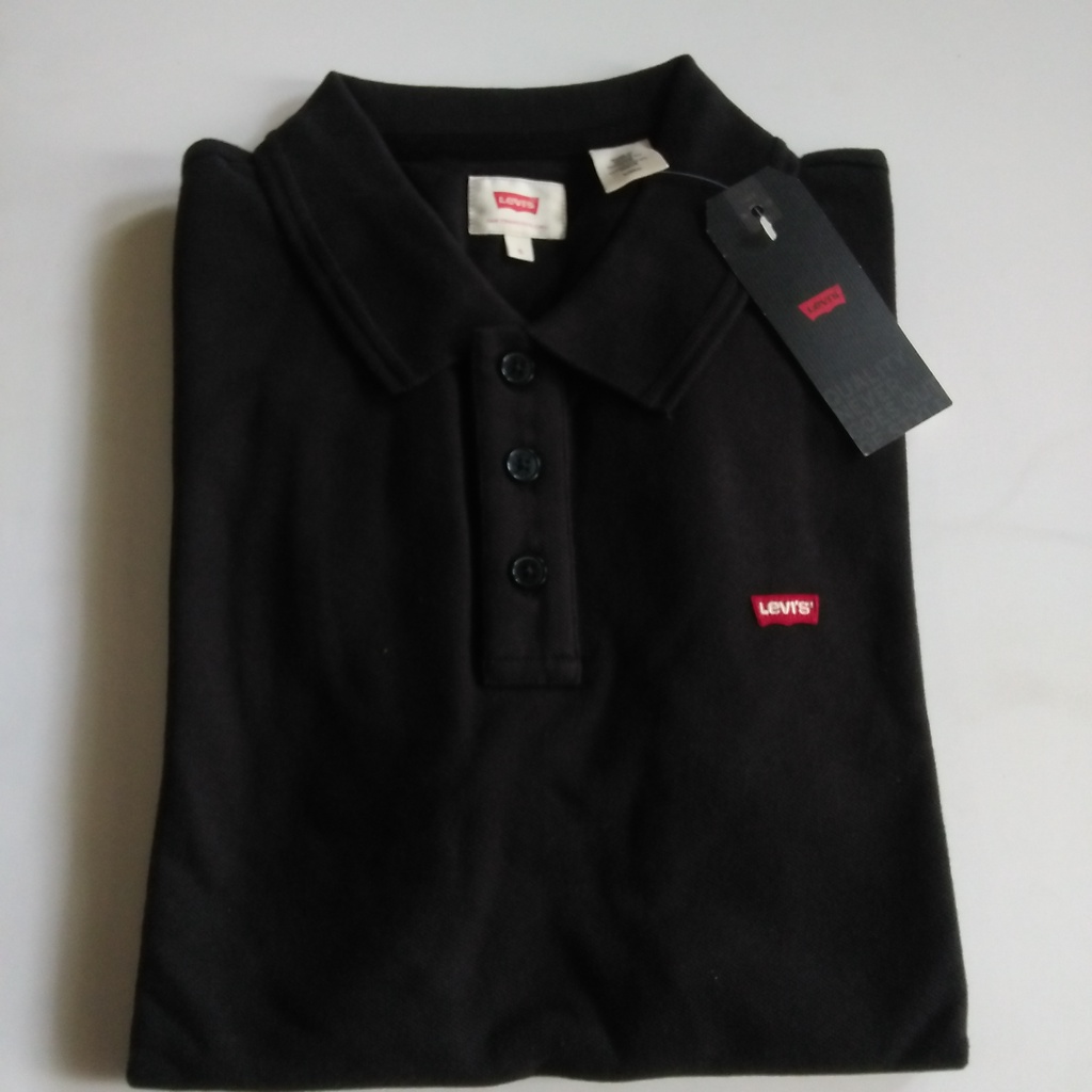 Jual Levis Housemark Polo Shirt Regular fit Black 35883-0007 | Shopee Indonesia