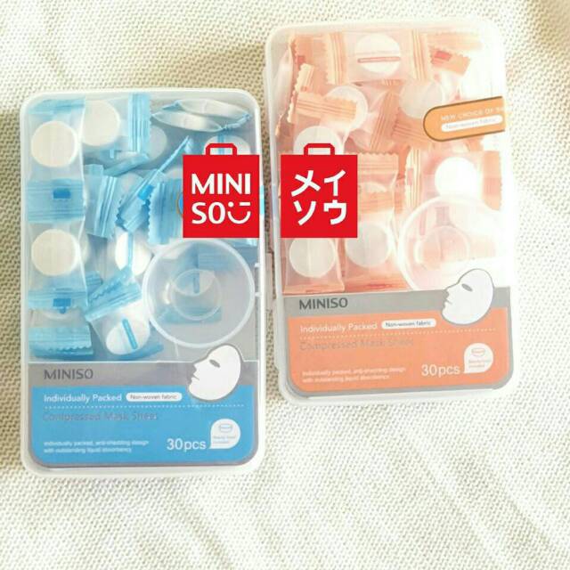 Jual Miniso compressed mask sheet | Shopee Indonesia