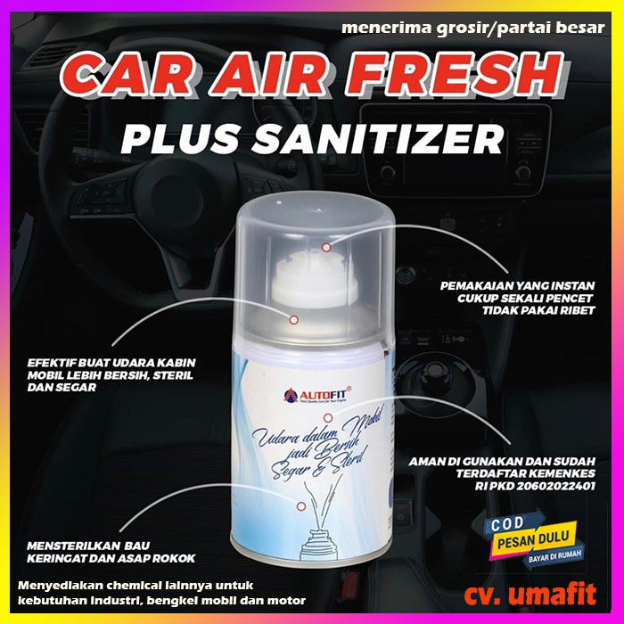 Jual Spray Car Air Fresh Sanitizer Fogging Penyegar Udara Cabin Mobil ...