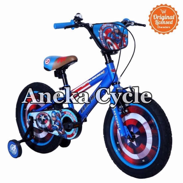Jual Sepeda Anak BMX Element Captain America 16 Sepeda Cowok Roda Empat ...