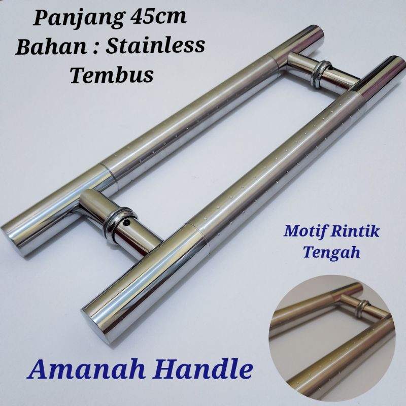 Jual BAUT TEMBUS / Gagang pintu rumah stainless 45cm baut tembus bulat ...
