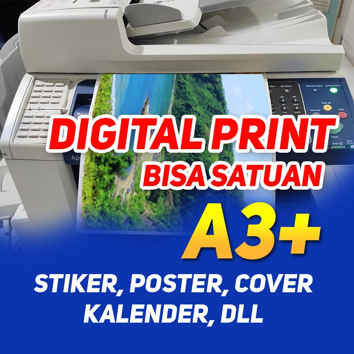 Jual Cetak Poster, Kalender, Stiker, A3+ Digital Print Bisa Satuan ...