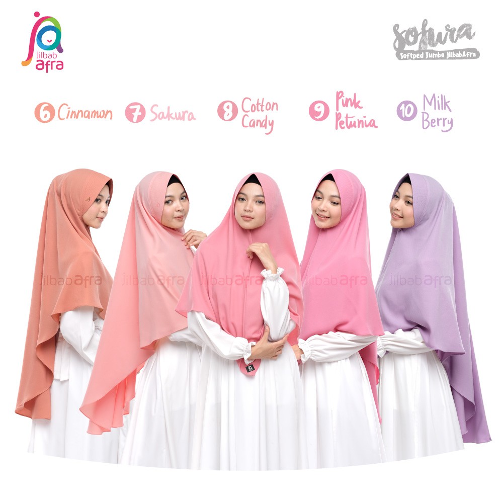 Jual Jilbab Afra Sofura - Khimar Soft Ped Jilbab Arfa (Used to be Afra) | Shopee Indonesia