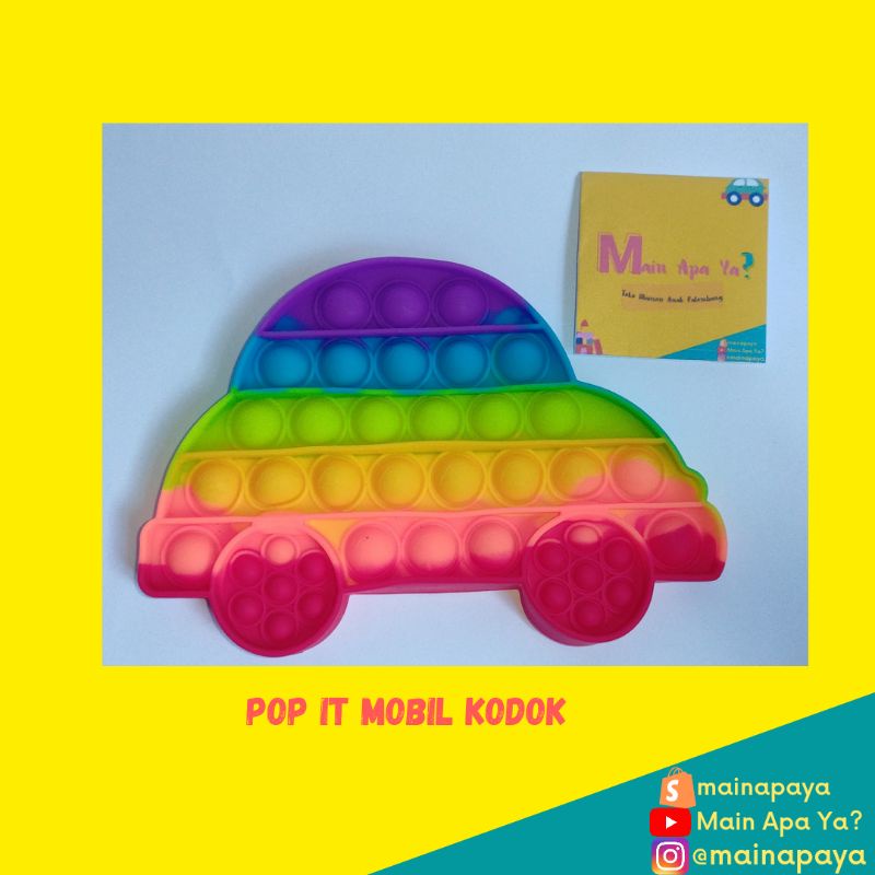 Jual Pop It Karakter | Pop It Cupcake | Pop It Dinosaurus | Pop It ...