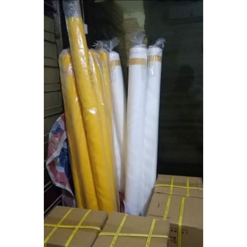 Jual T165 PUTIH Kain monyl screen sablon polyster T.165 ( lebar130cm ...