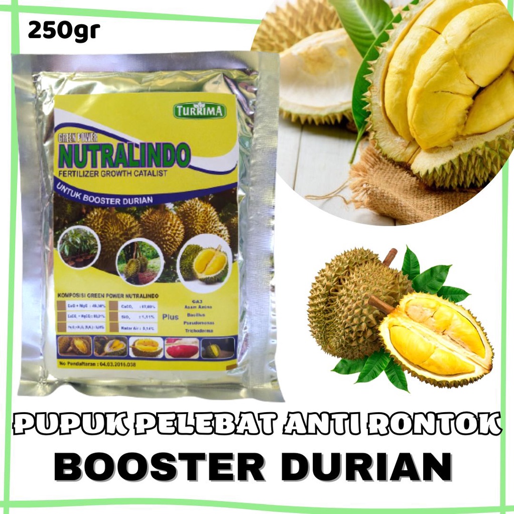 Jual Pupuk Durian Organik Padat, Nutrisi Tanaman Durian Plus Asam Amino, Booster Pelebat Buah ...