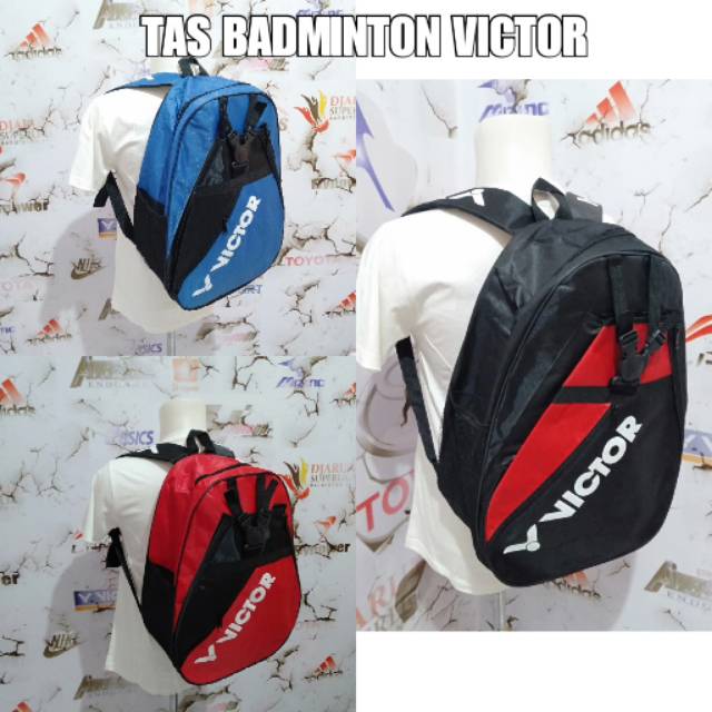 Jual Tas badminton VICTOR model ransel tas raket bulutangkis tas ...