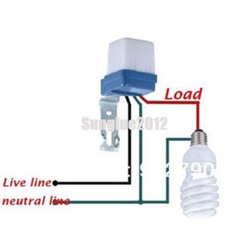 Jual Sensor Cahaya ON-OFF Elektrik 10A AC 220 Volt / Sensor Cahaya ...