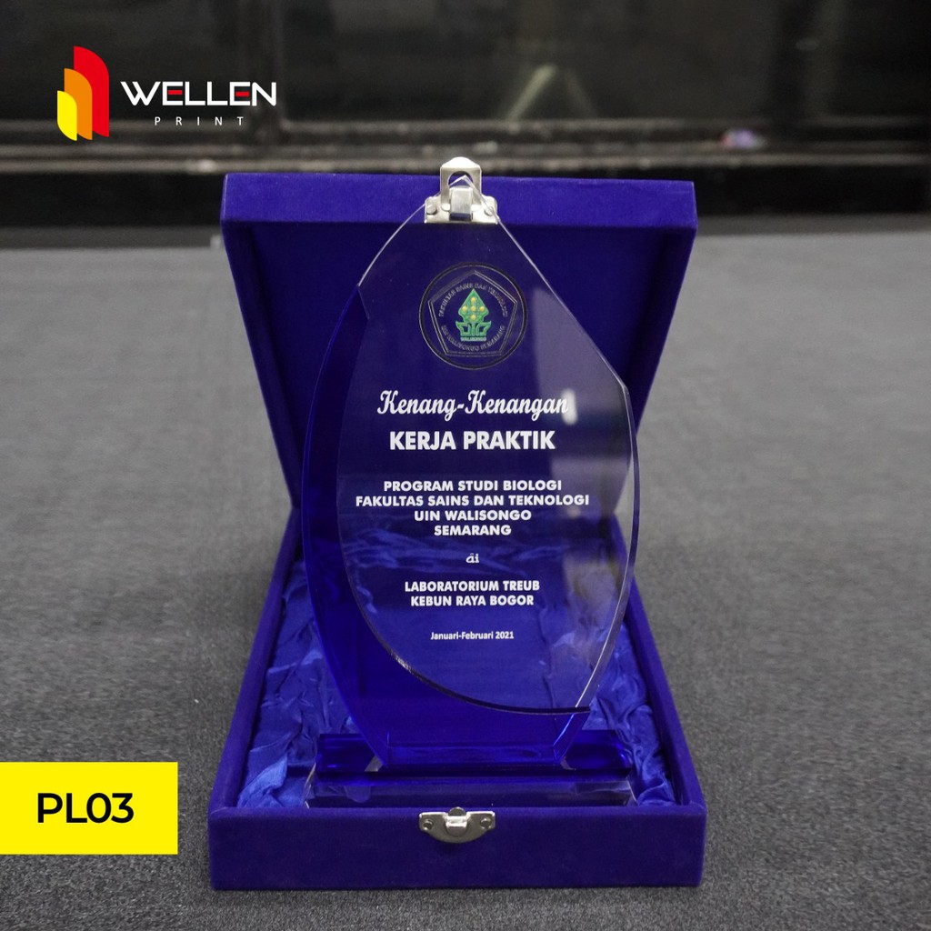 Jual WELLEN PRINT - Plakat Acrylic Print Custom tebal 20mm / Trophy ...