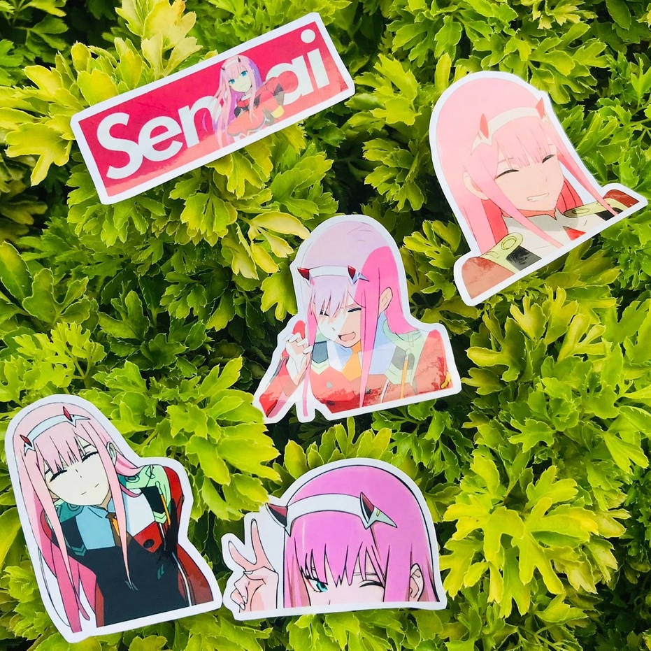 Jual Sticker Zero Two Karakter Anime Darling In The Franxx Waifu Sejuta ...