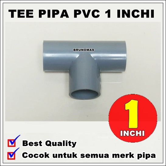 Jual TEE 1" inchi TRILLIUN - T Cabang tiga sambungan paralon pipa pvc ...