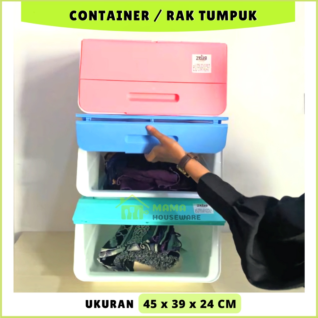 Jual Container Rak Tutup Tumpuk - ZLG / Box Tempat Penyimpanan ...