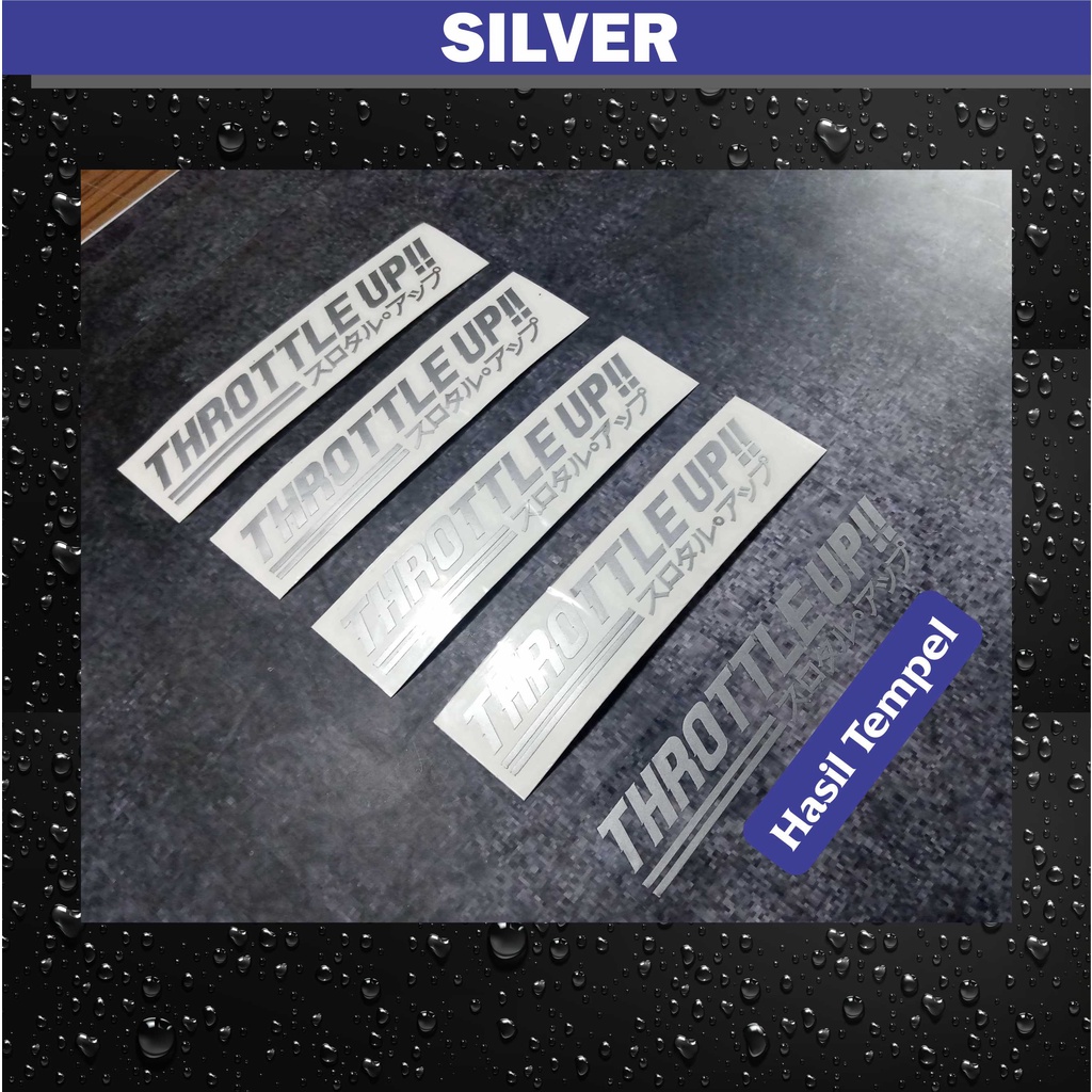 Jual STICKER THROTTLE UP CUTTING STIKER | Shopee Indonesia