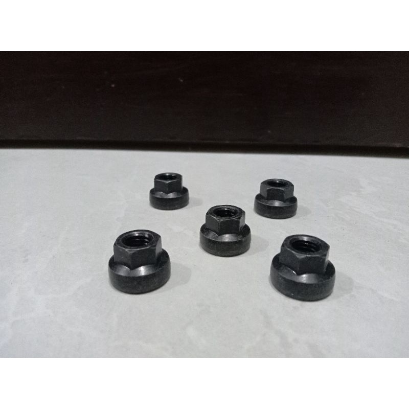 Jual mur flange model M8 kunci 12 model flange tebal universal | Shopee ...