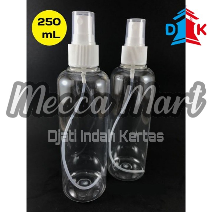 Jual Ready!!! Botol Spray Bening 250 ml ( 20 pcs ) | Shopee Indonesia