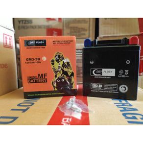 Jual AKI KERING MOTOR RX KING /NINJA R DRYPLUS+ GM3-3B 3AH | Shopee Indonesia