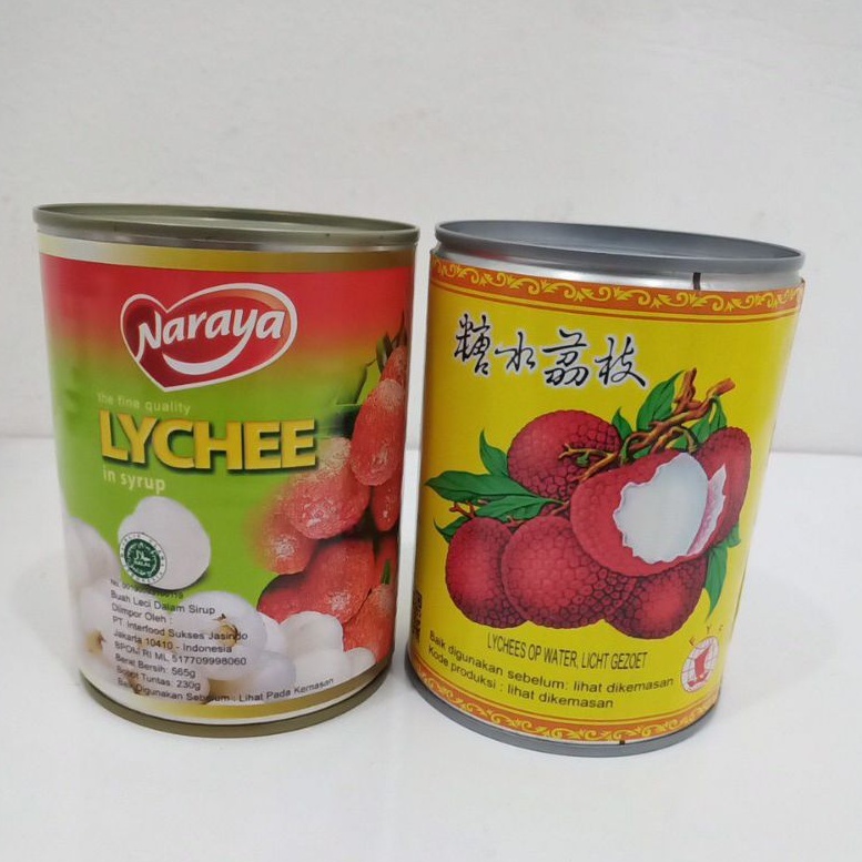 Jual buah lychee kaleng | leci kaleng 565 gr | Shopee Indonesia
