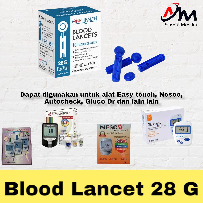 Jual Blood Lancet Jarum Lancet Alat Cek Gula Darah | Shopee Indonesia