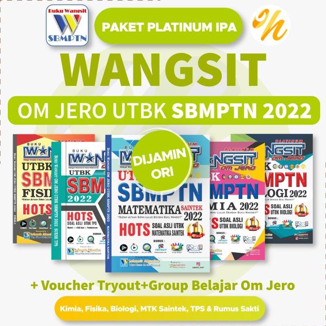 Jual Buku Wangsit 2022 UTBK SBMPTN IPA 2022 Platinum IPA Saintek Om Jero | Shopee Indonesia