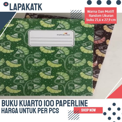 Jual Buku kuarto kwarto 100 Paperline cxx* | Shopee Indonesia