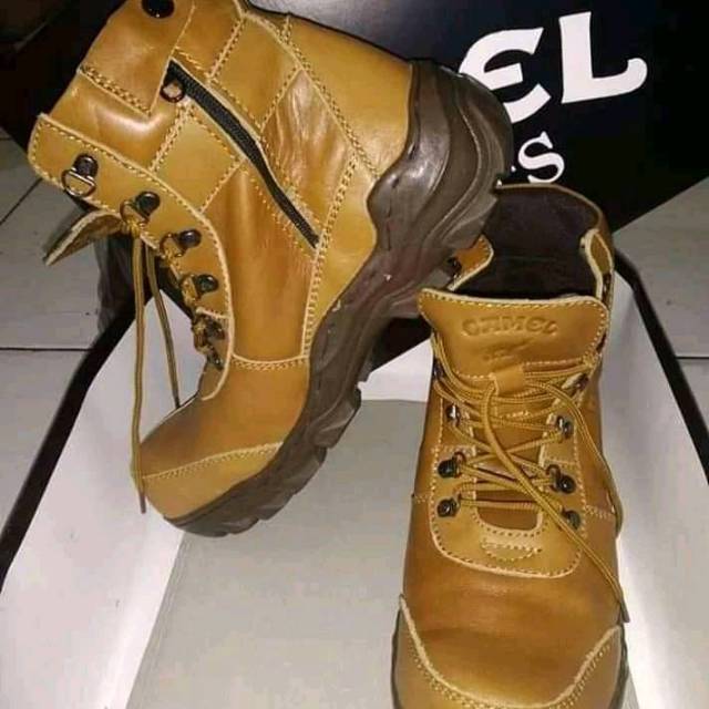 Jual Sepatu camel safety boots kulit | Shopee Indonesia