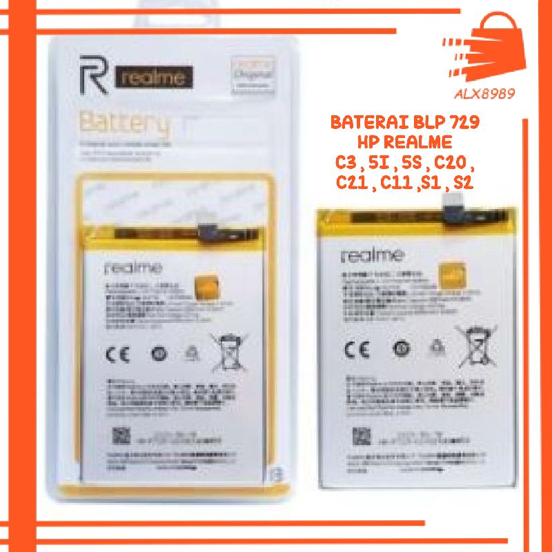 Jual BATRE BATTERAY BATERAI HP OPPO REALME C20 C21 C3 C11 5 5i BLP-729 ORI | Shopee Indonesia