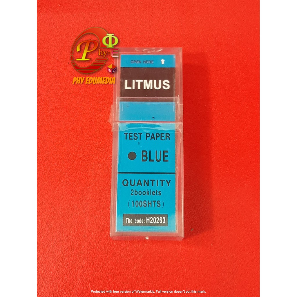 Jual Kertas Lakmus / Litmus Paper Merah / Biru Per Pack isi 100 lembar ...