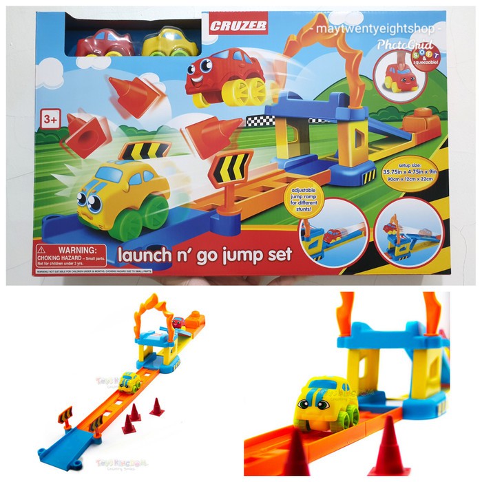 Jual Toys Kingdom Cruzer Launch n Go Jump Set Track Playset Soft Toy ...