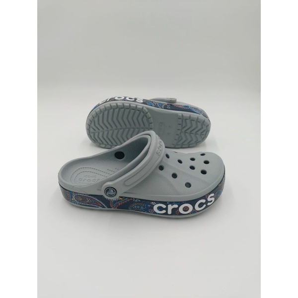 Jual crocs Baya band clog graphic / sendal Crocs pria wanita baya motif ...