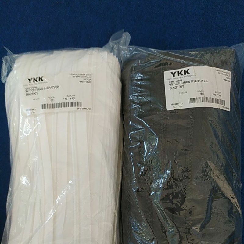 Jual RESLETING METERAN GIGI PLASTIK NO 5 YKK ORI WARNA HITAM DAN PUTIH | Shopee Indonesia