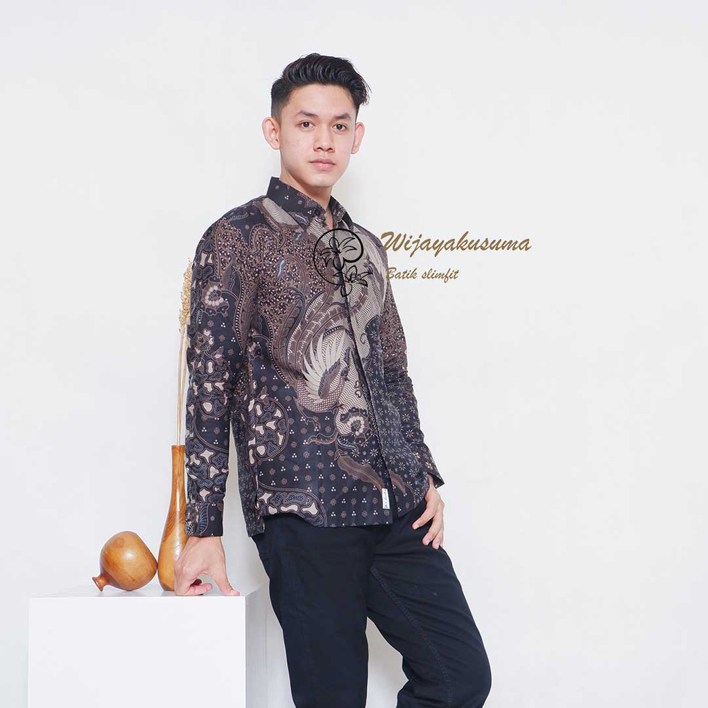 Jual BATIK PREMIUM SLIMFIT WIJAYA KUSUMA 901 | Shopee Indonesia