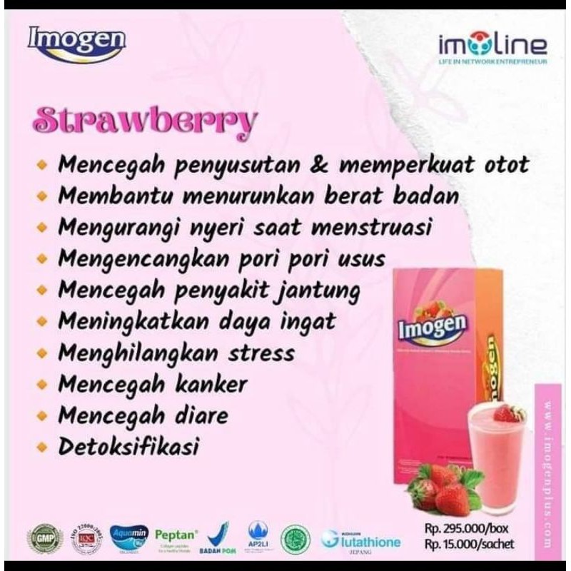 Jual Imogen strawberry | Shopee Indonesia