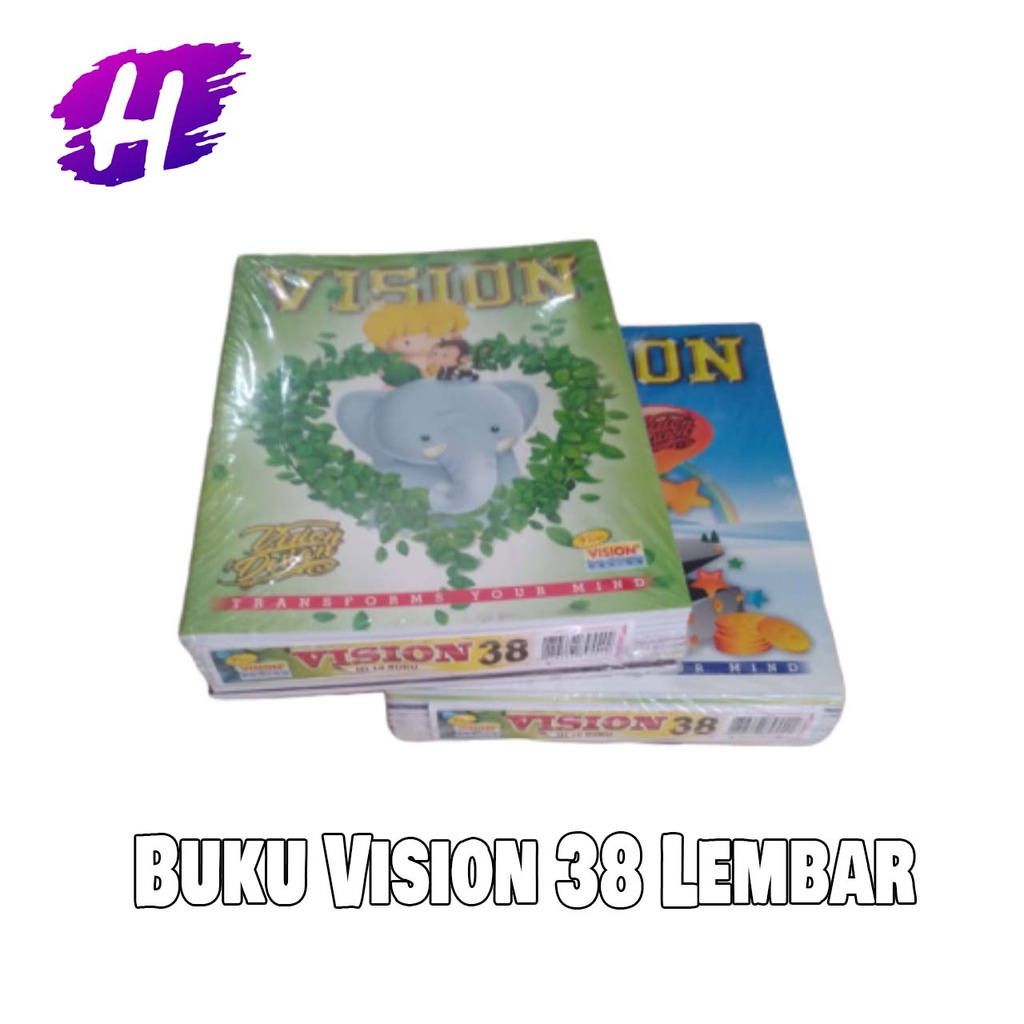Jual BUKU TULIS VISION 38 Lembar ( 1 PCS ) | Shopee Indonesia