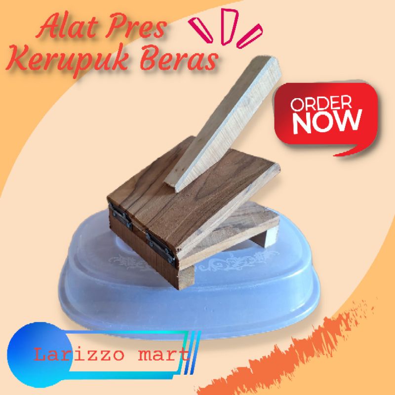 Jual alat penekan adonan pastel / alat pres kerupuk puli / kayu jati ...