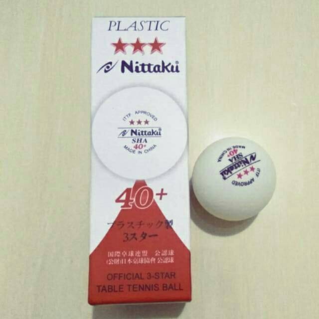 Jual BOLA PINGPONG / BOLA TENIS MEJA NITTAKU ISI 3 | Shopee Indonesia