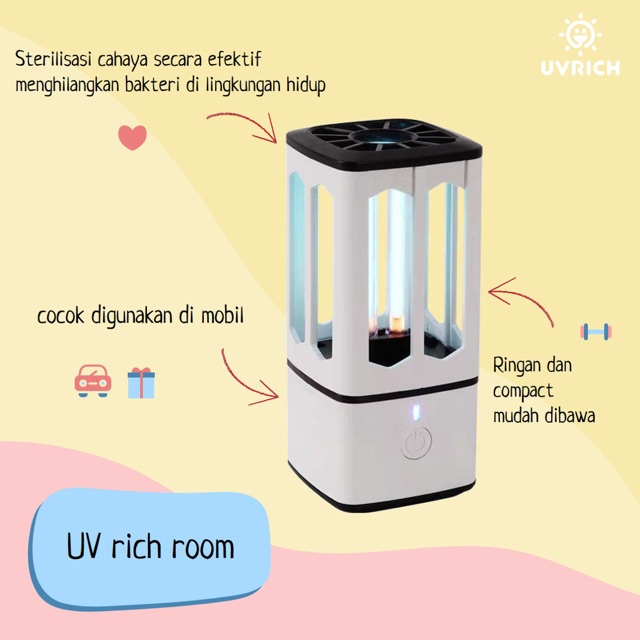 Jual Lampu UV Sterilisasi Lampu Ultraviolet Kuman Terpadu dengan Ozon | Shopee Indonesia