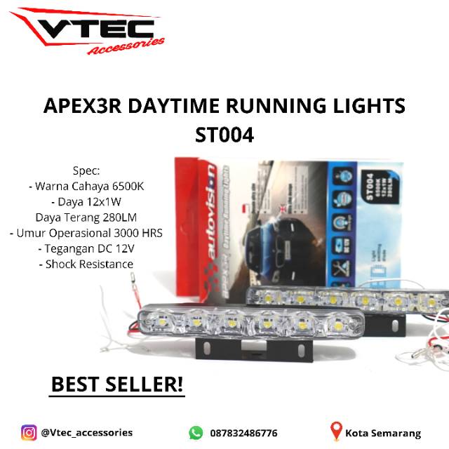 Jual DRL Autovision 6 mata ST 004 | Shopee Indonesia