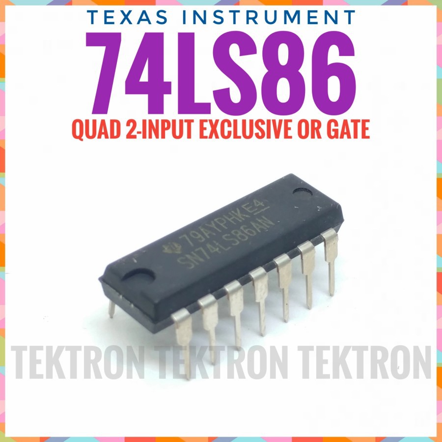 Jual Texas Instruments 74LS86 SN74LS86N 7486 | Shopee Indonesia