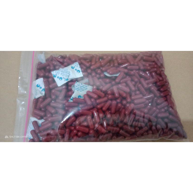Jual PAKET KJP ISI 1000 KAPSUL WARNA MAROON | Shopee Indonesia