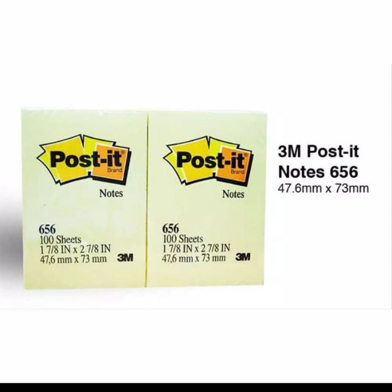 Jual Memo/Sticky Note/POST IT 3M 656 Original | Shopee Indonesia